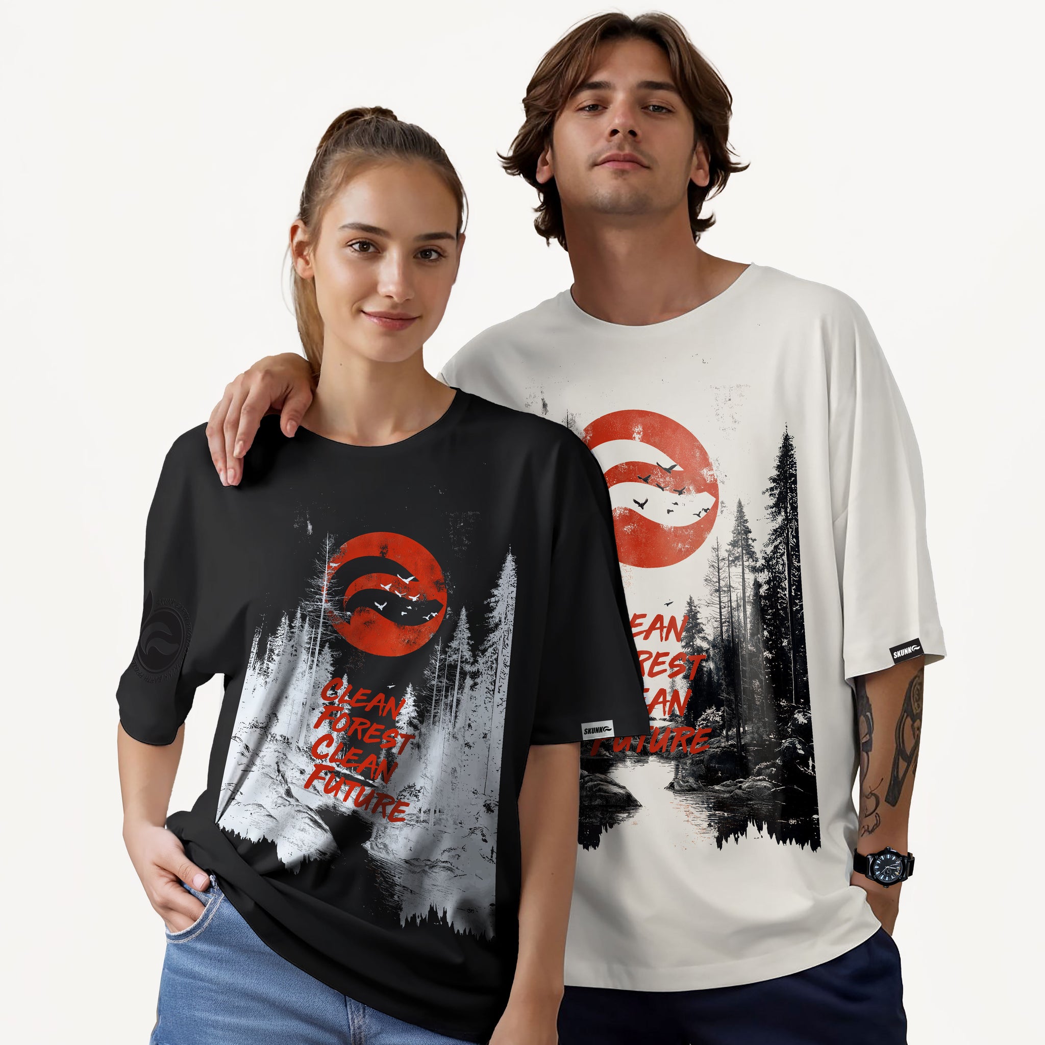 Clean Forest- Oversized Tee